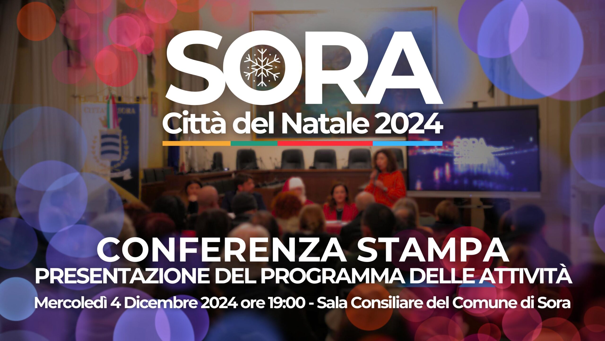 𝐒𝐎𝐑𝐀 - 𝐍𝐚𝐭𝐚𝐥𝐞 𝟐𝟎𝟐𝟒: 𝐦𝐞𝐫𝐜𝐨𝐥𝐞𝐝𝐢̀ 𝐥𝐚 𝐩𝐫𝐞𝐬𝐞𝐧𝐭𝐚𝐳𝐢𝐨𝐧𝐞 𝐢𝐧 𝐂𝐨𝐦𝐮𝐧𝐞 𝐝𝐞𝐥 𝐜𝐚𝐥𝐞𝐧𝐝𝐚𝐫𝐢𝐨-𝐞𝐯𝐞𝐧𝐭𝐢 - Il Giornale ...