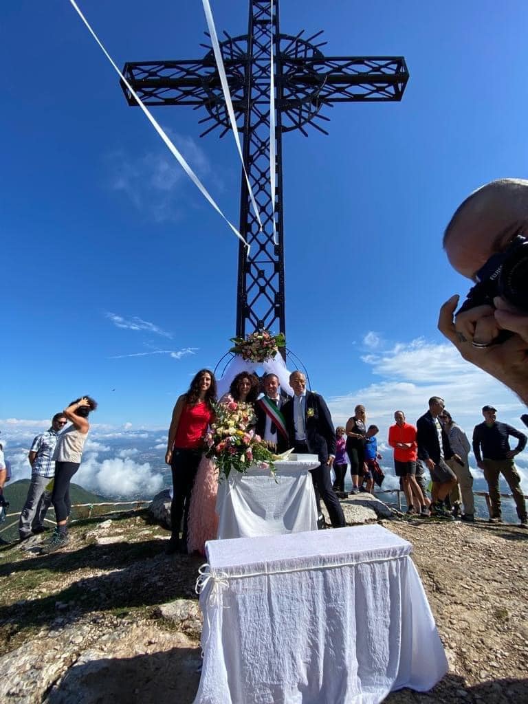 PATRICA - Primo matrimonio celebrato a Monte Cacume: gli auguri del ...