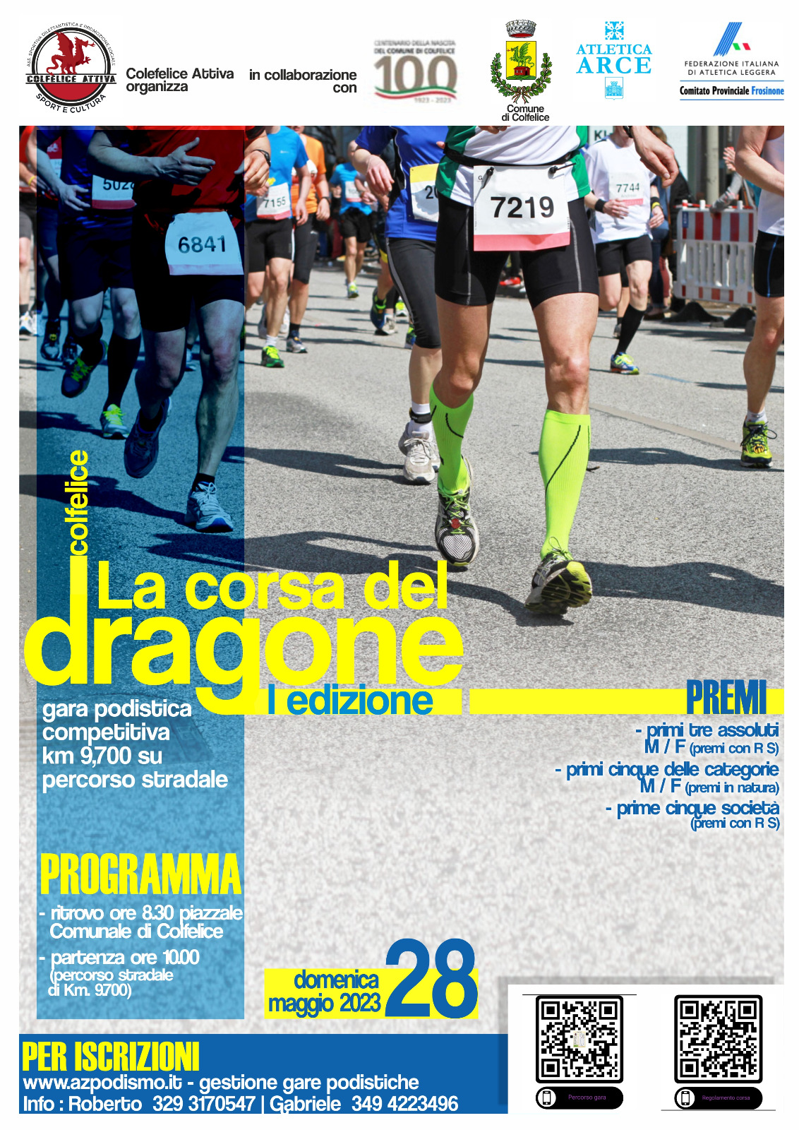 COLFELICE - La Corsa del Dragone per il Centenario della fondazione del ...
