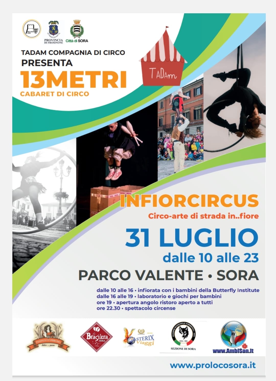 SORA - Stasera il cabaret circense di Infiocircus 2023 al Parco Valente ...