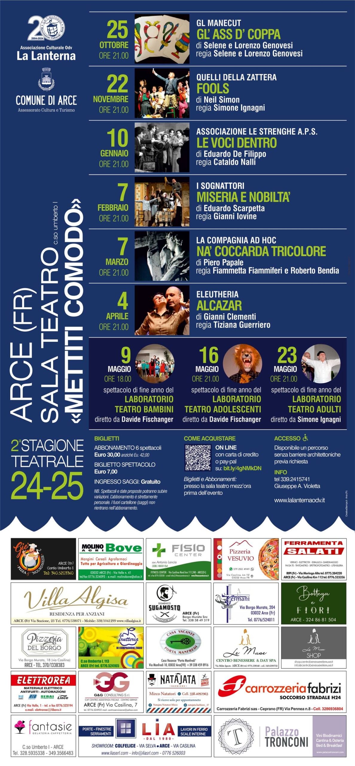 𝐀𝐑𝐂𝐄 - 𝐓𝐞𝐚𝐭𝐫𝐨, 𝐋𝐚 𝐋𝐚𝐧𝐭𝐞𝐫𝐧𝐚 𝐩𝐫𝐞𝐬𝐞𝐧𝐭𝐚 𝐥𝐚 𝐬𝐭𝐚𝐠𝐢𝐨𝐧𝐞 𝟐𝟎𝟐𝟒-𝟐𝟓 - Il Giornale ...