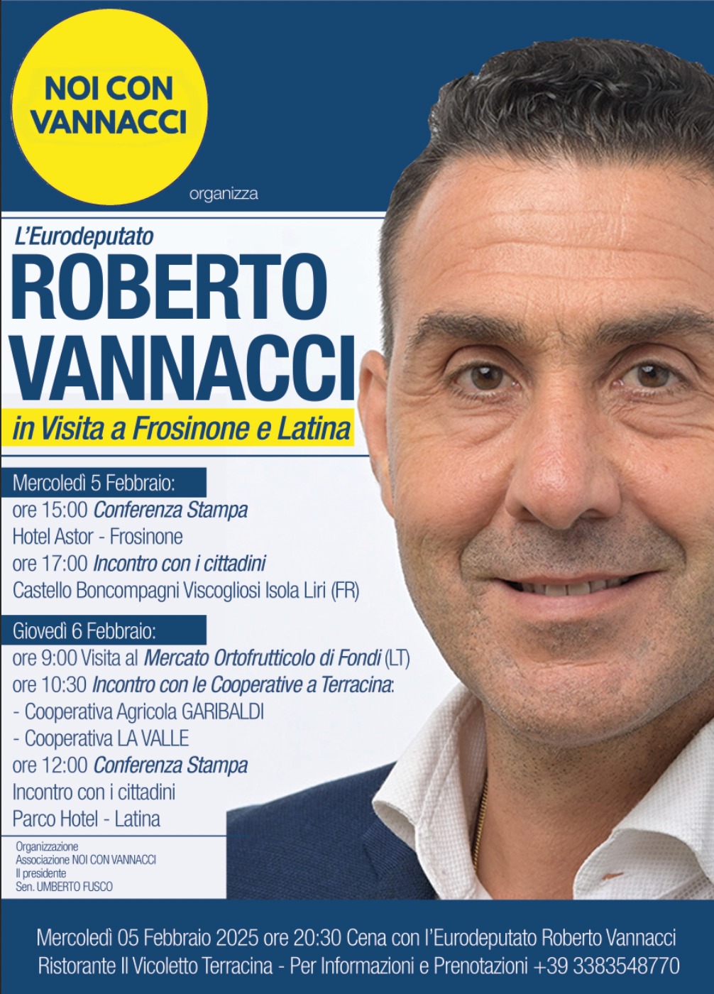 𝐅𝐑𝐎𝐒𝐈𝐍𝐎𝐍𝐄/𝐋𝐀𝐓𝐈𝐍𝐀 - 𝐃𝐨𝐩𝐩𝐢𝐨 𝐢𝐧𝐜𝐨𝐧𝐭𝐫𝐨 𝐜𝐨𝐧 𝐢𝐥 𝐆𝐞𝐧𝐞𝐫𝐚𝐥𝐞 𝐕𝐚𝐧𝐧𝐚𝐜𝐜𝐢: 𝐢𝐥 ...