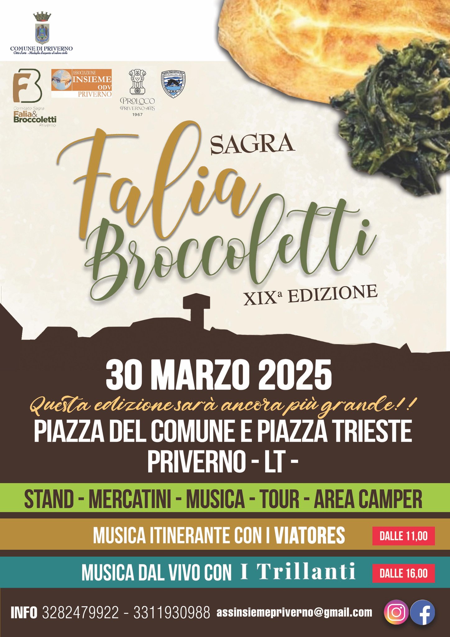 𝐋𝐀𝐓𝐈𝐍𝐀 - 𝐅𝐚𝐥𝐢𝐚 𝐞 𝐛𝐫𝐨𝐜𝐜𝐨𝐥𝐞𝐭𝐭𝐢: 𝐭𝐨𝐫𝐧𝐚 𝐥𝐚 𝐬𝐭𝐨𝐫𝐢𝐜𝐚 𝐬𝐚𝐠𝐫𝐚 𝐝𝐢 𝐏𝐫𝐢𝐯𝐞𝐫𝐧𝐨 - Il ...