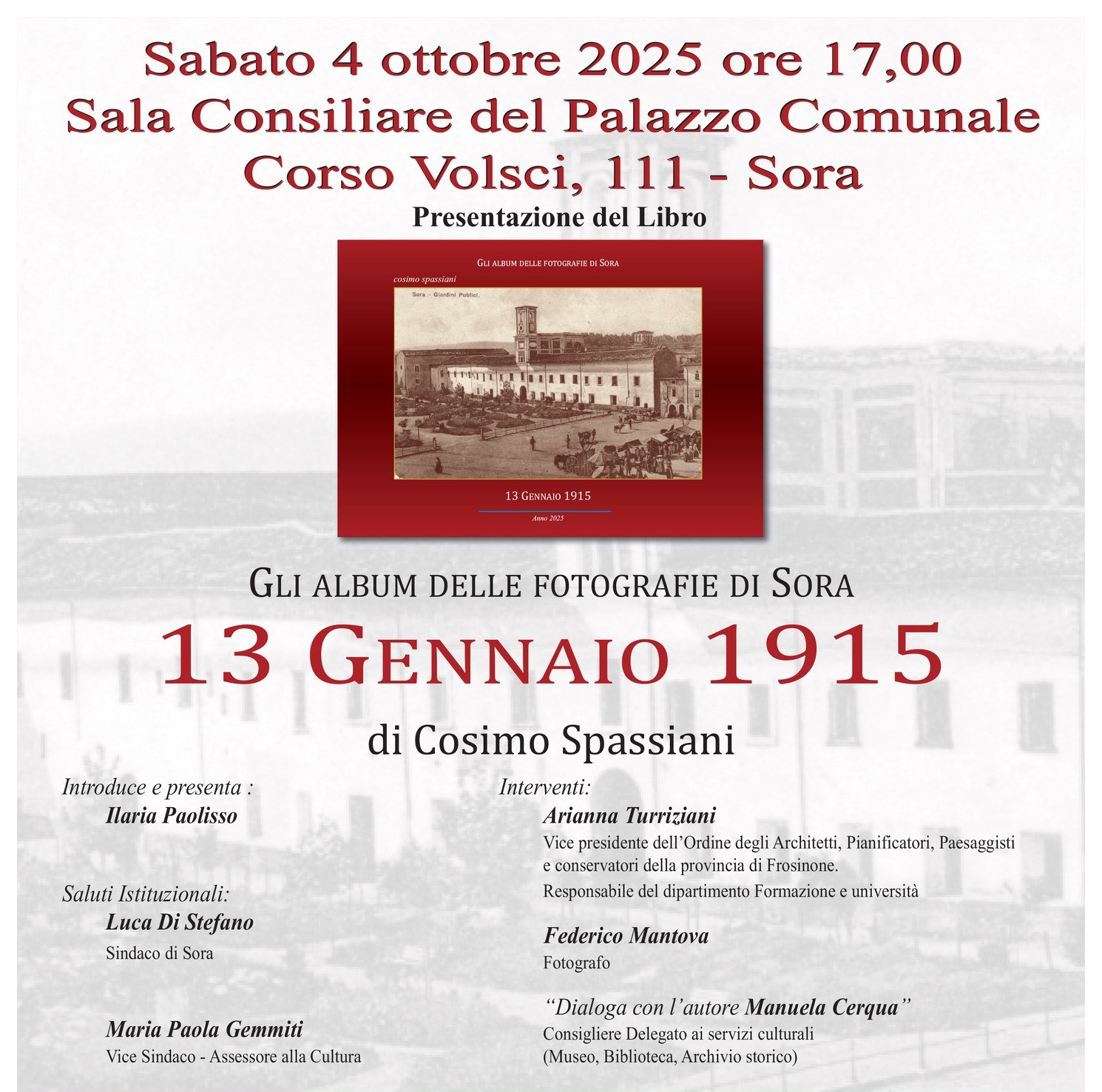 𝐒𝐎𝐑𝐀 - 𝐅𝐨𝐭𝐨 𝐝'𝐞𝐩𝐨𝐜𝐚 𝐝𝐞𝐥𝐥𝐚 𝐜𝐢𝐭𝐭𝐚̀ 𝐢𝐧 𝐮𝐧 𝐥𝐢𝐛𝐫𝐨 𝐝𝐢 𝐂𝐨𝐬𝐢𝐦𝐨 𝐒𝐩𝐚𝐬𝐬𝐢𝐚𝐧𝐢 ...